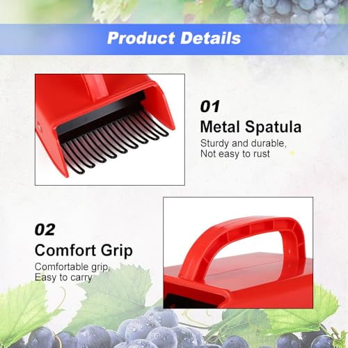 Berry Picker with Metallic Comb, Fruit Picker Tool Blueberry Picker ...