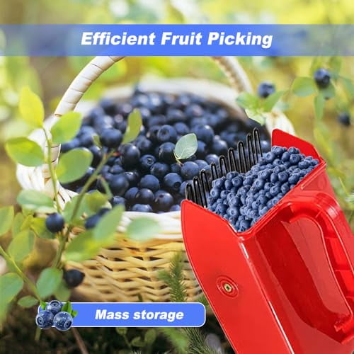 Berry Picker with Metallic Comb, Fruit Picker Tool Blueberry Picker ...