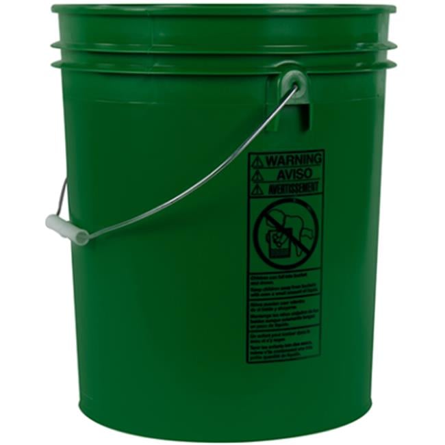 Berry Plastics GN-65 5 gal Utility Pail with Lid, Green - Walmart.com