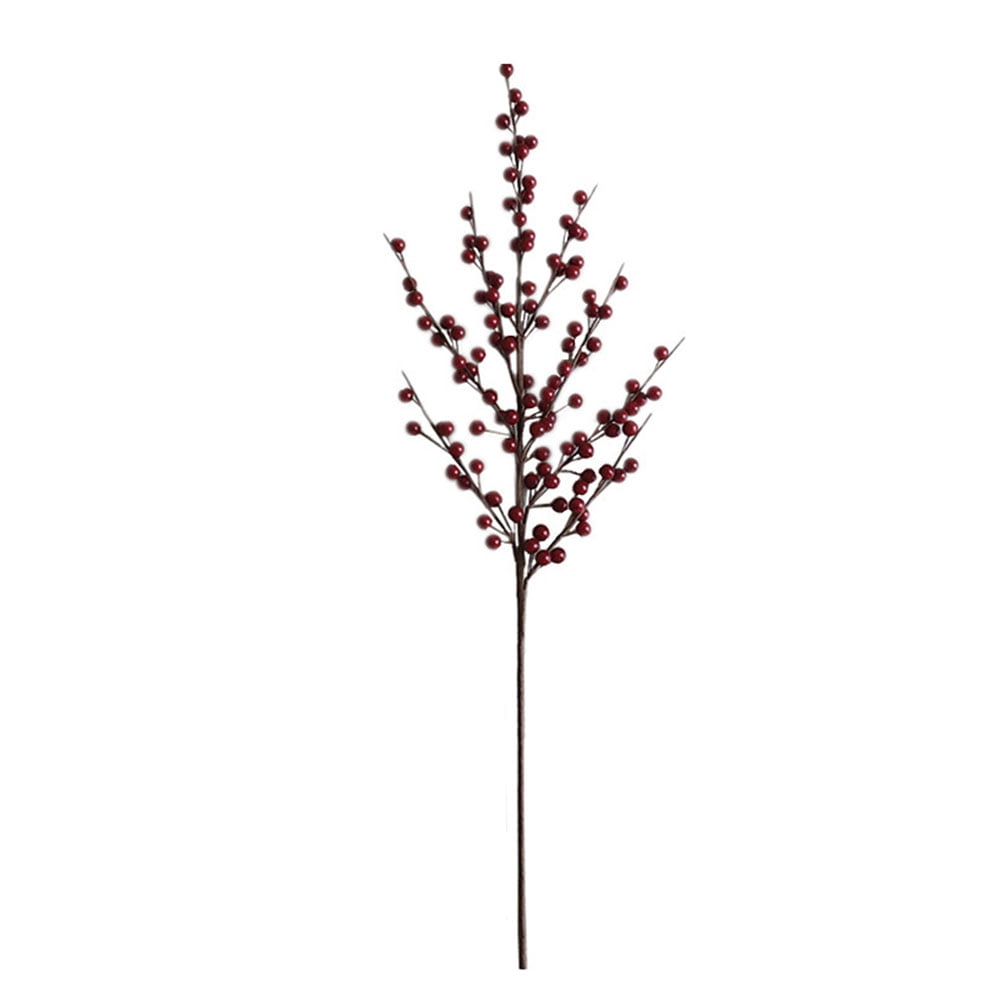 Berry Stems Artificial Berries Picks Twigs Branch Garland Fake Sprigs ...