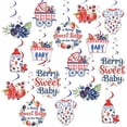 A Berry Sweet Baby Is on the Way Hanging Swirls, 24pcs Berry Sweet Baby ...