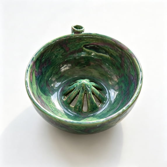 Berry Swirl Bowl, Faux Ceramic Plastic Berry Washing Bowls, Self ...