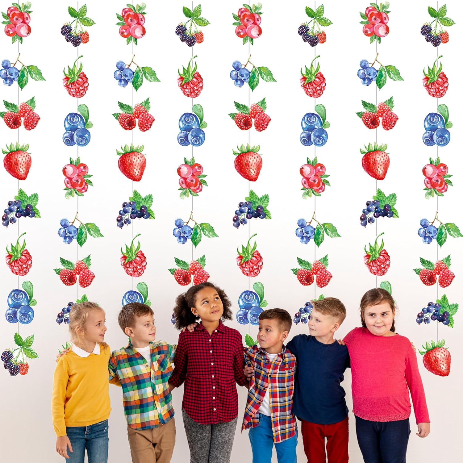 Berry Themed Garlands Berry Sweet Birthday Party Supplies 8PCS ...