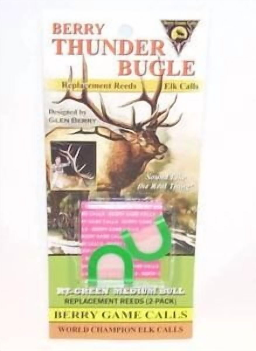 Berry Thunder Bugle Replacement Reeds - RT-Green Medium Bull - Walmart.com