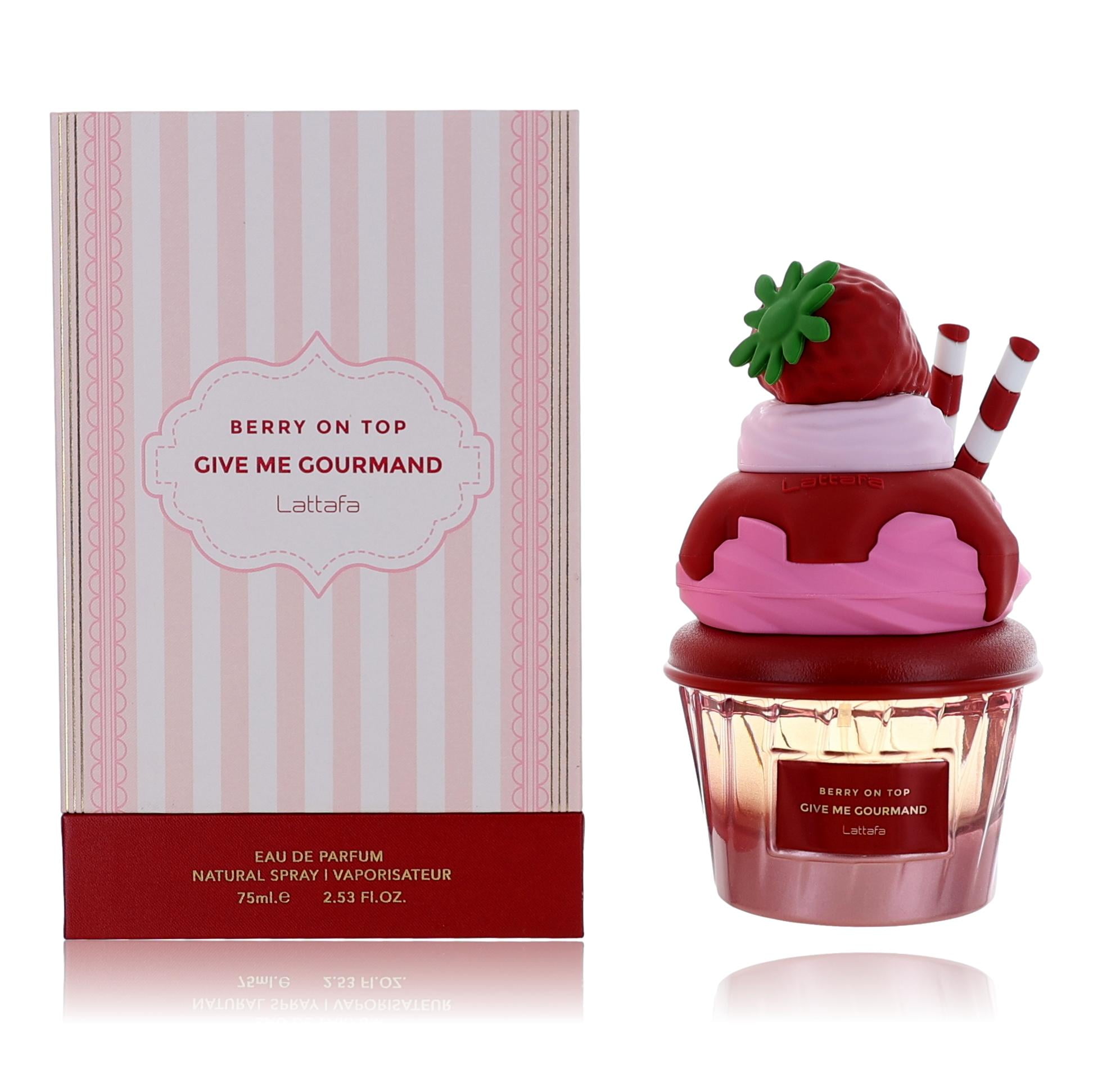 Berry On Top Give Me Gourmand by Lattafa, 2.53 oz EDP Spray for Women ...