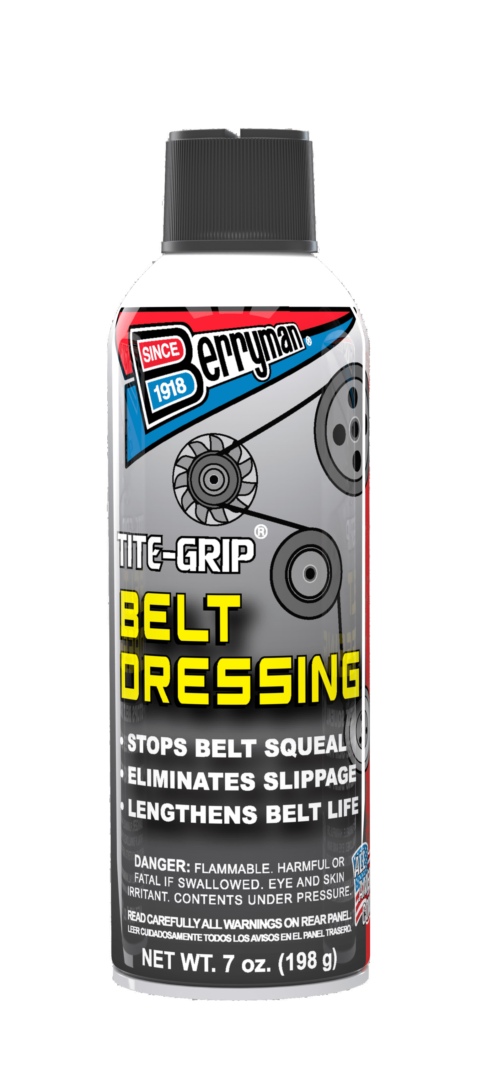 Berryman Products 0807 Tite-Grip Belt Dressing, 7 oz Aerosol - Walmart.com