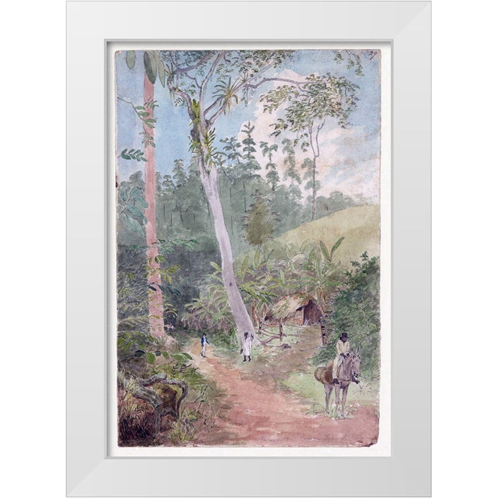 Berryman, William 23x32 White Modern Wood Framed Museum Art Print ...