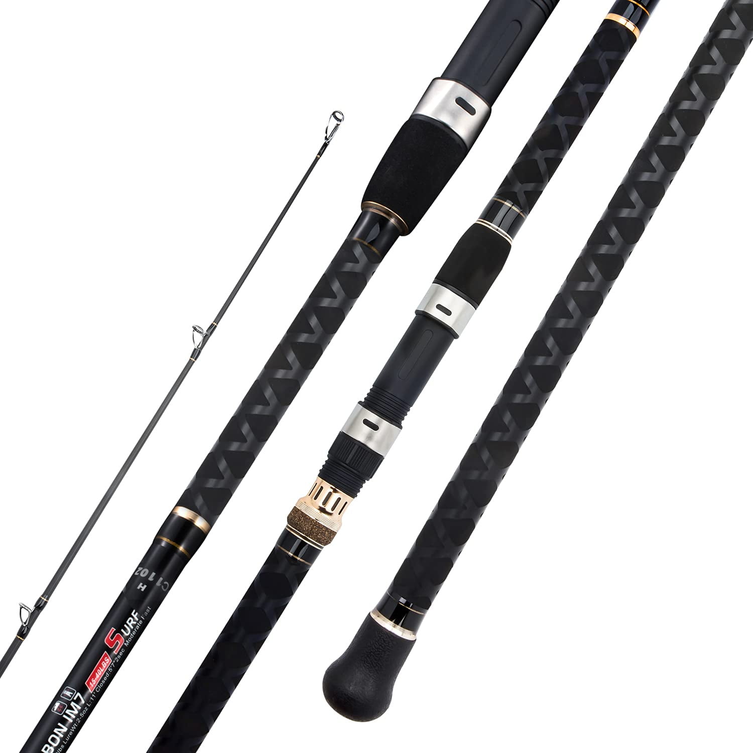 Berrypro Surf Spinning Fishing Rod, 10' Casting 2pc, IM7 X-Carbon ...