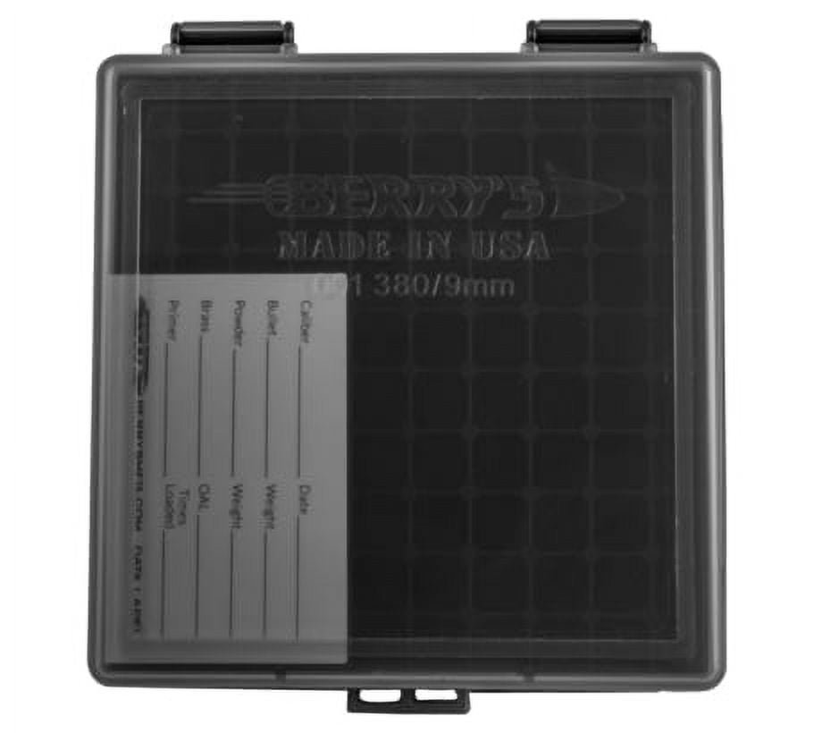 Berrys 001, Berrys 41236 001 Ammo Bx .380/9mm 100r Smk/bk - Walmart.com