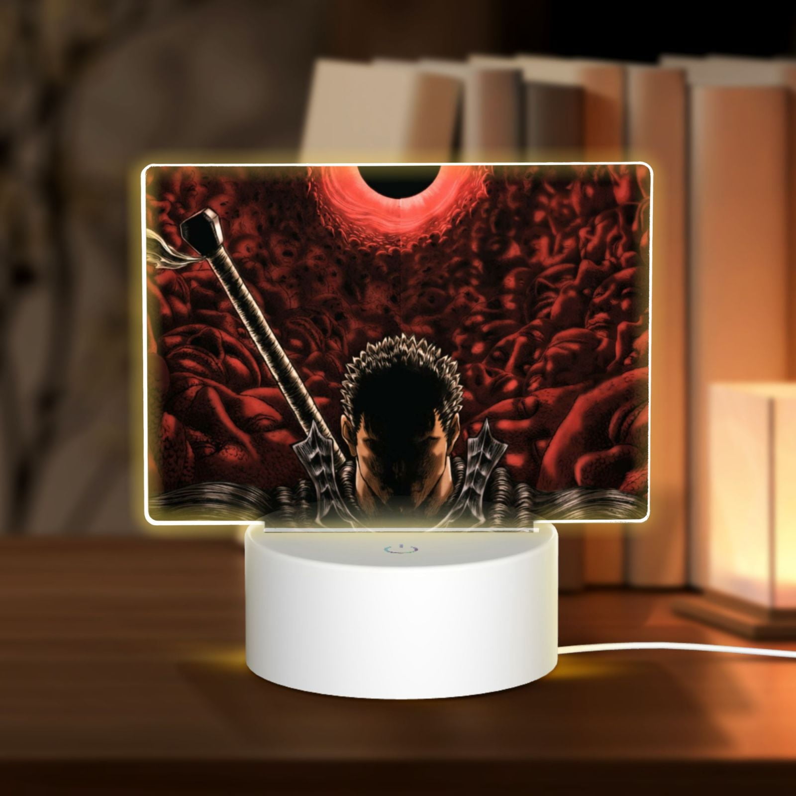 Berserk Acrylic Night Light Adjustable 3 Light Modes USB Cable Lamp ...