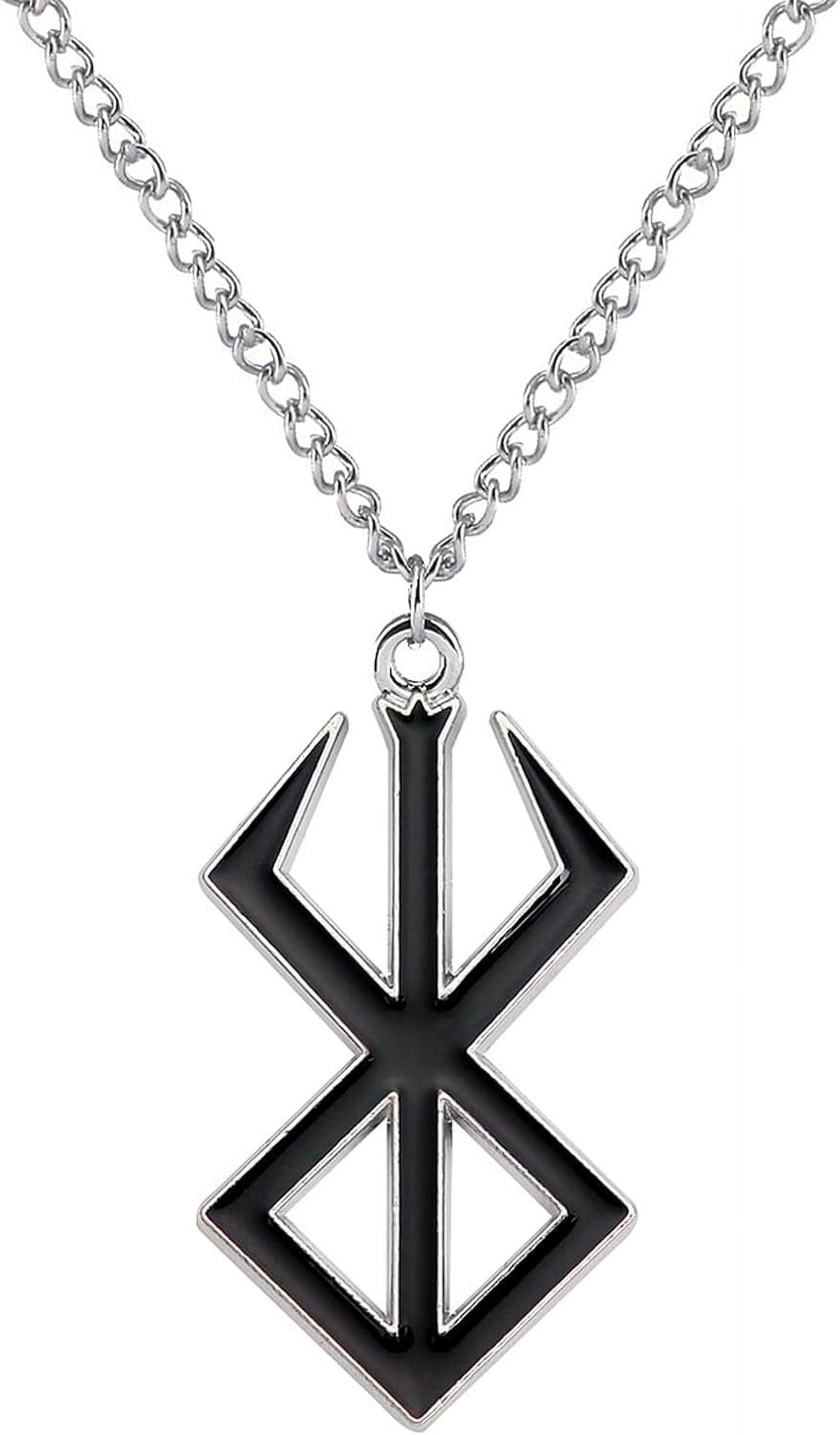 Berserk Amulet Talisman Sign Necklace,Overlord Egg Shell Black Light ...