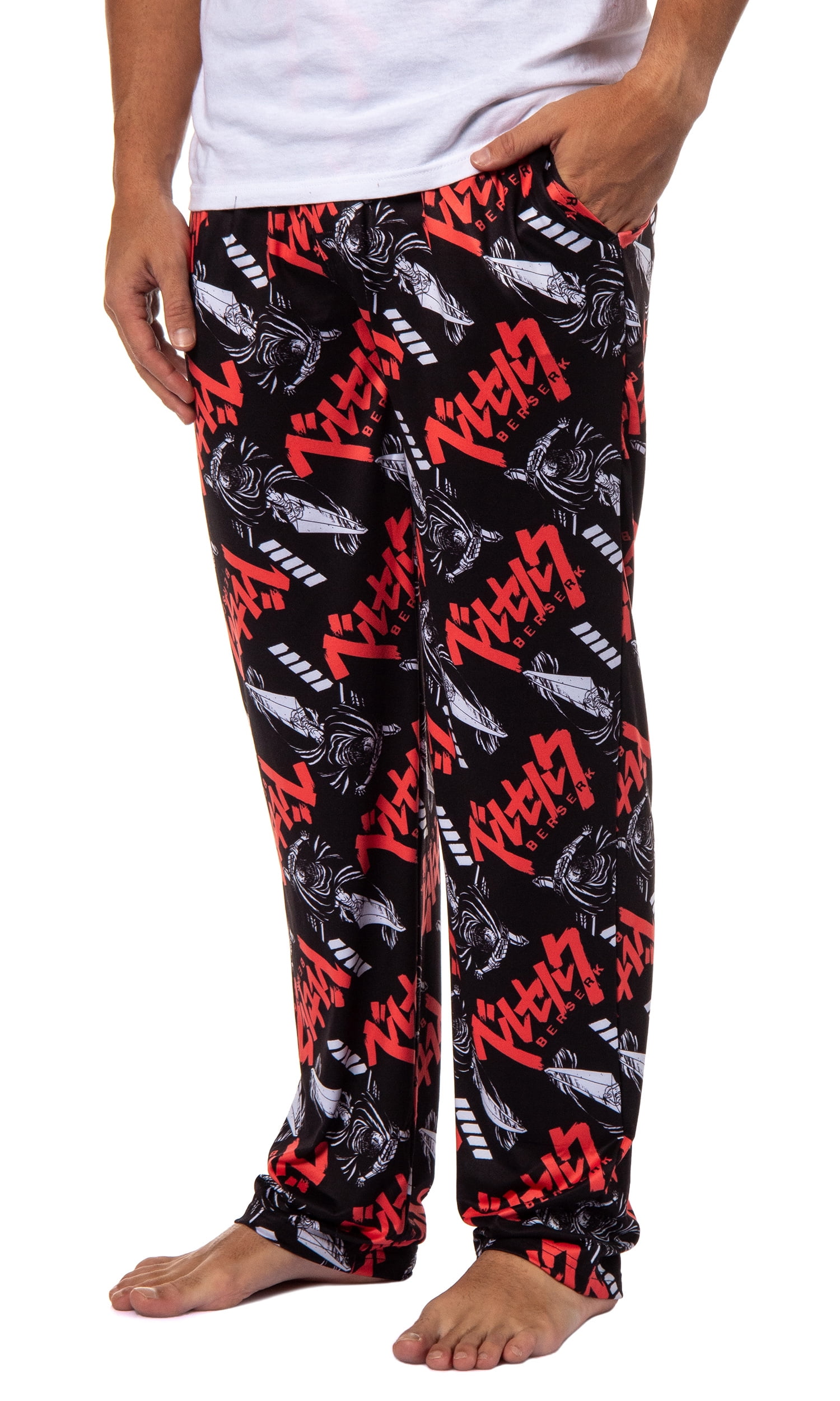 Berserk Anime Adult Guts All Over Print Pajama Sleep Lounge Pants For ...