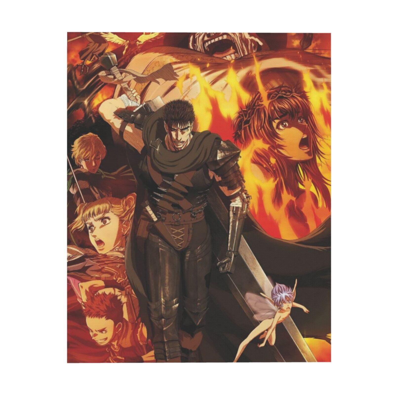 Berserk Anime Canvas Decorative Poster Art Picture Painting Bedroom ...