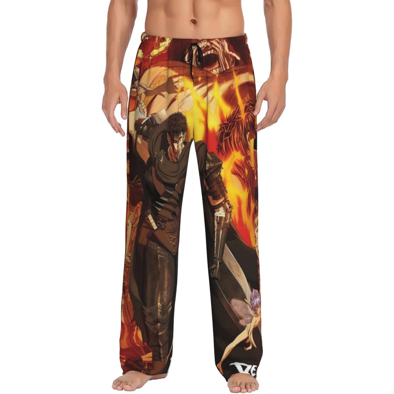 Berserk Anime Men's Pajama Pants With Pockets Lounge Fashion Cozy Daily ...
