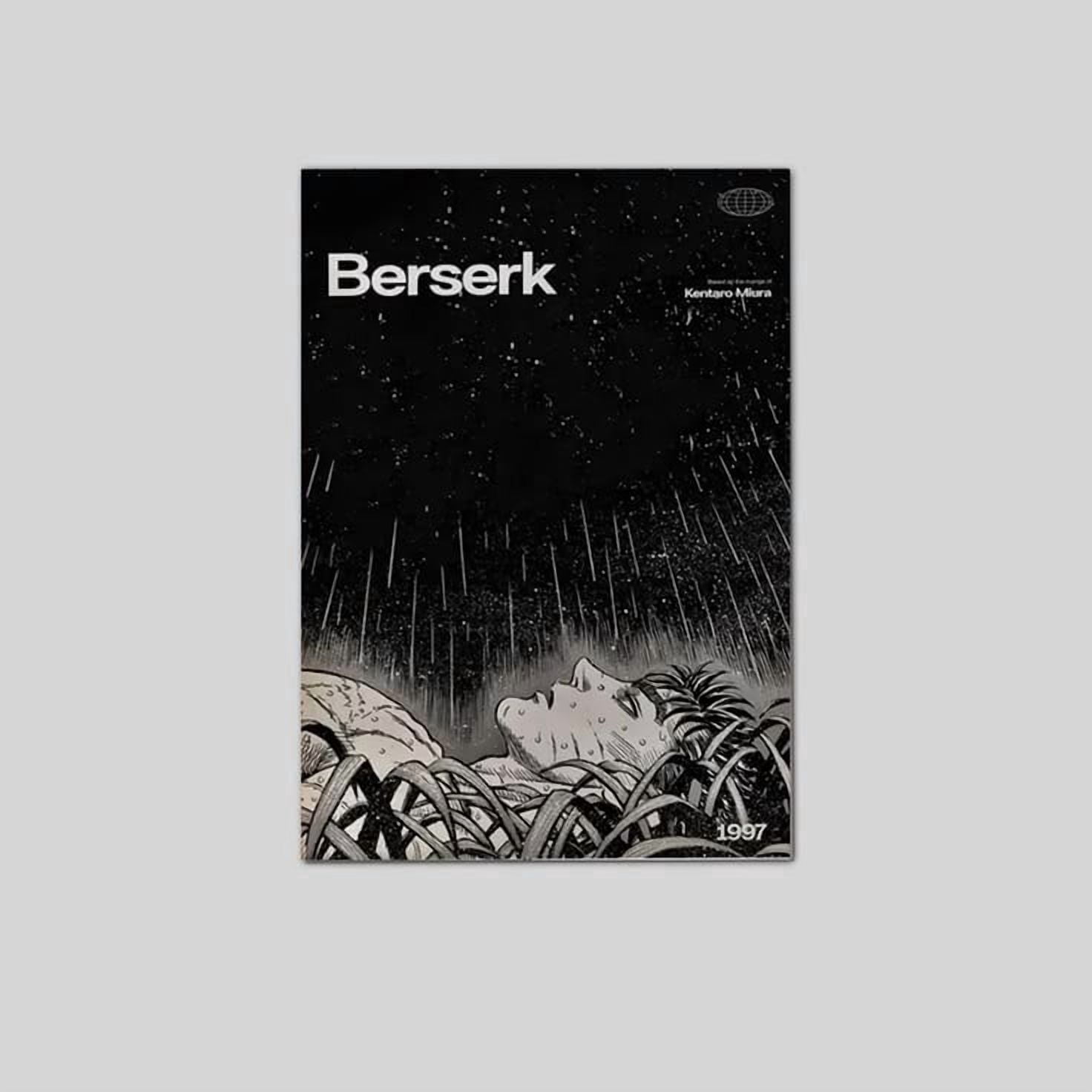 Berserk Anime Poster: Minimalist Mid-Century Modern Art Poster Full ...