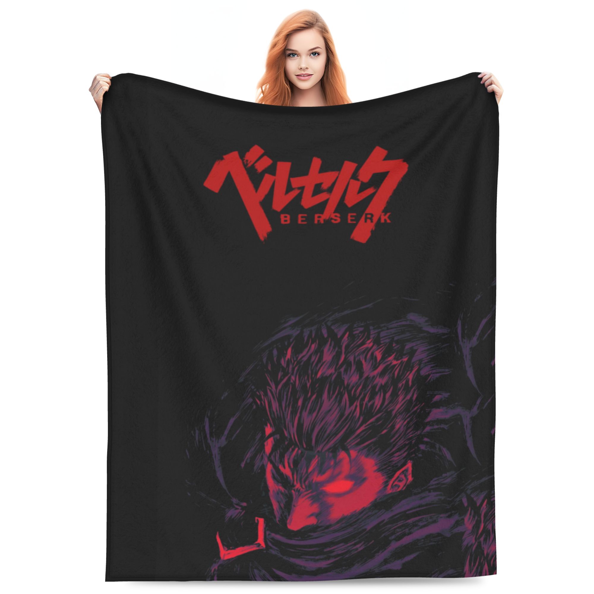 Berserk Bed Blanket 3D Printed Throw Blanket Lightweight Super Soft Air ...