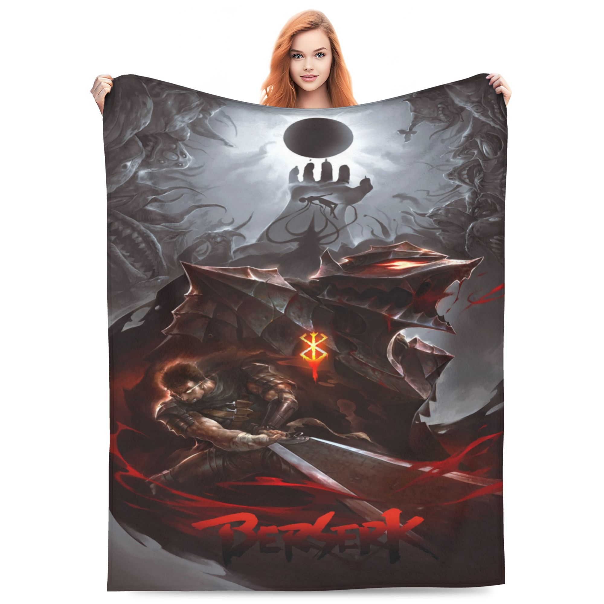 Berserk Bed Blanket 3D Printed Throw Blanket Lightweight Super Soft Air ...