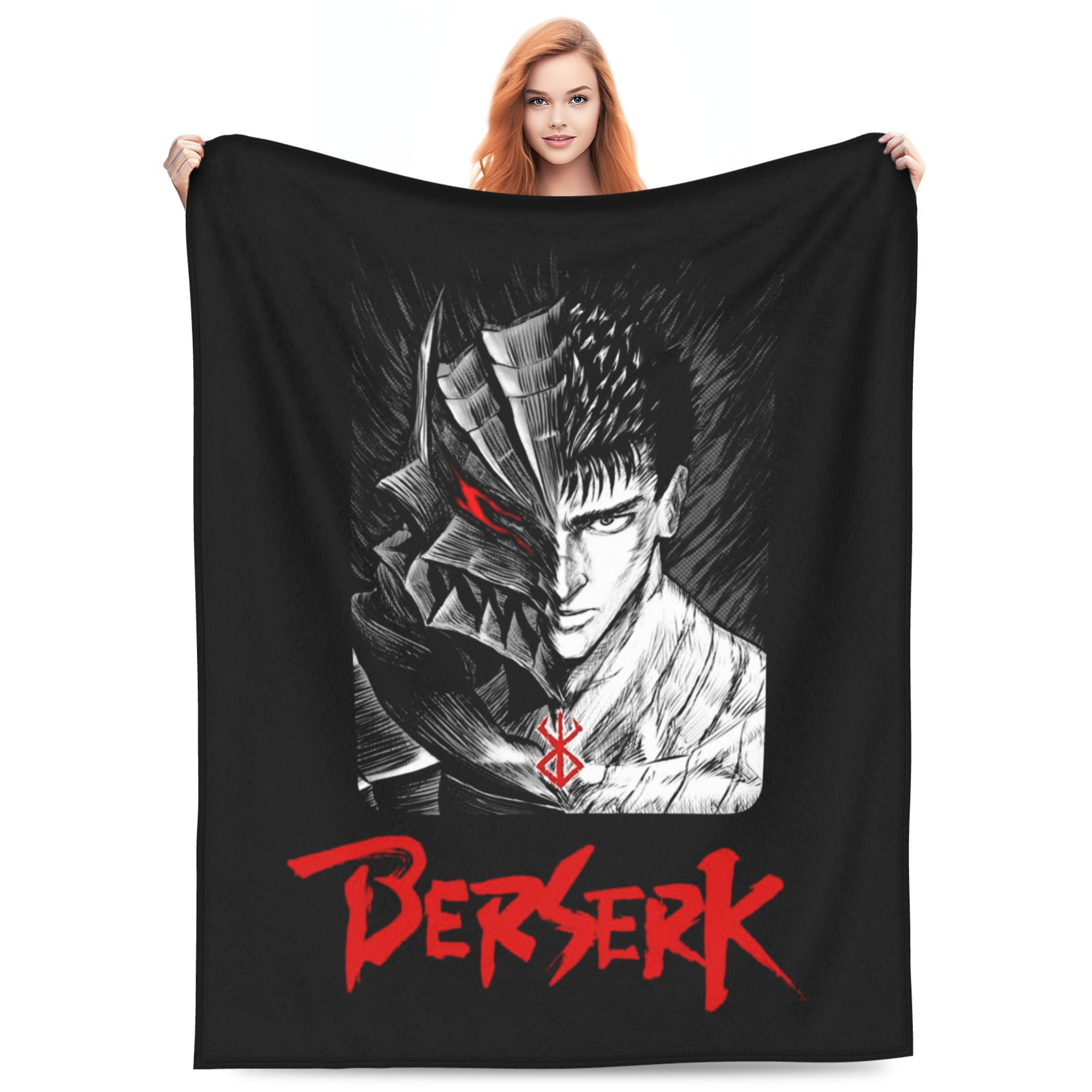 Berserk Bed Blanket 3D Printed Throw Blanket Lightweight Super Soft Air ...