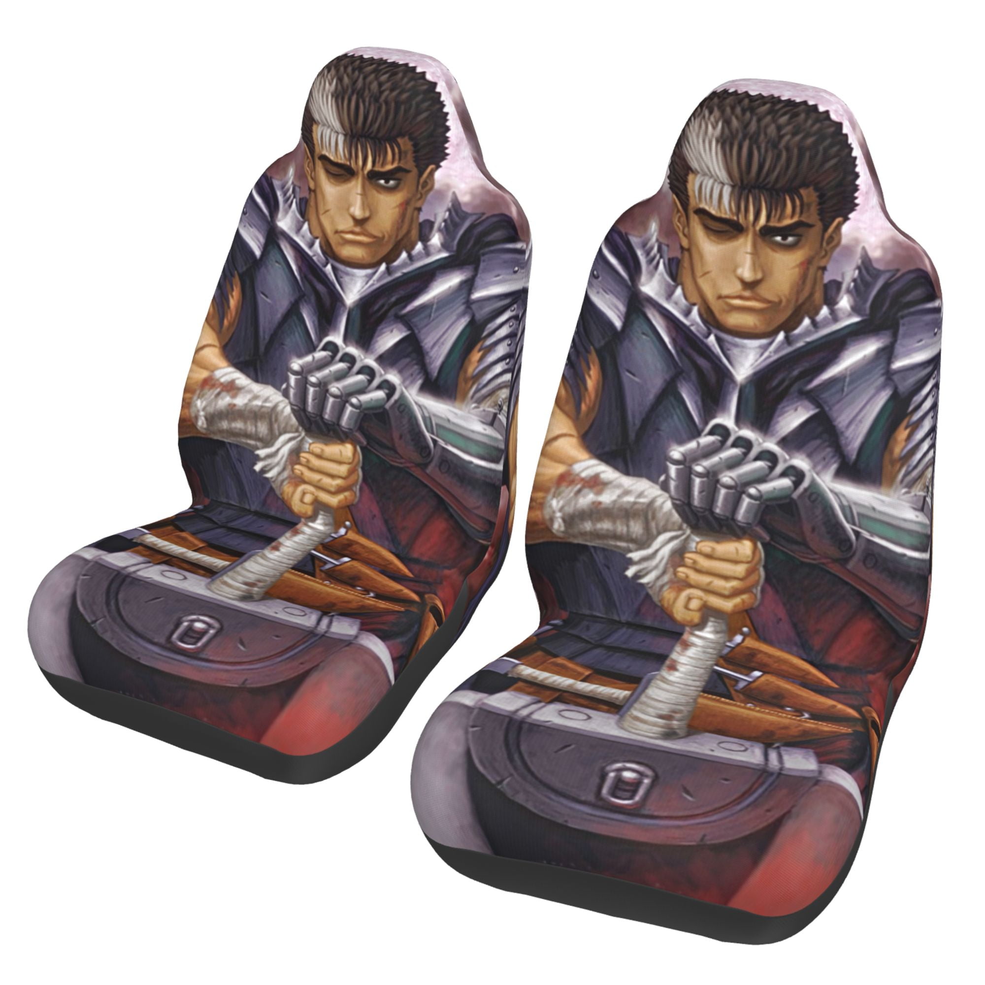 Berserk Car Front Seat Covers 2 Pcs Universal Auto Seat Covers Front ...