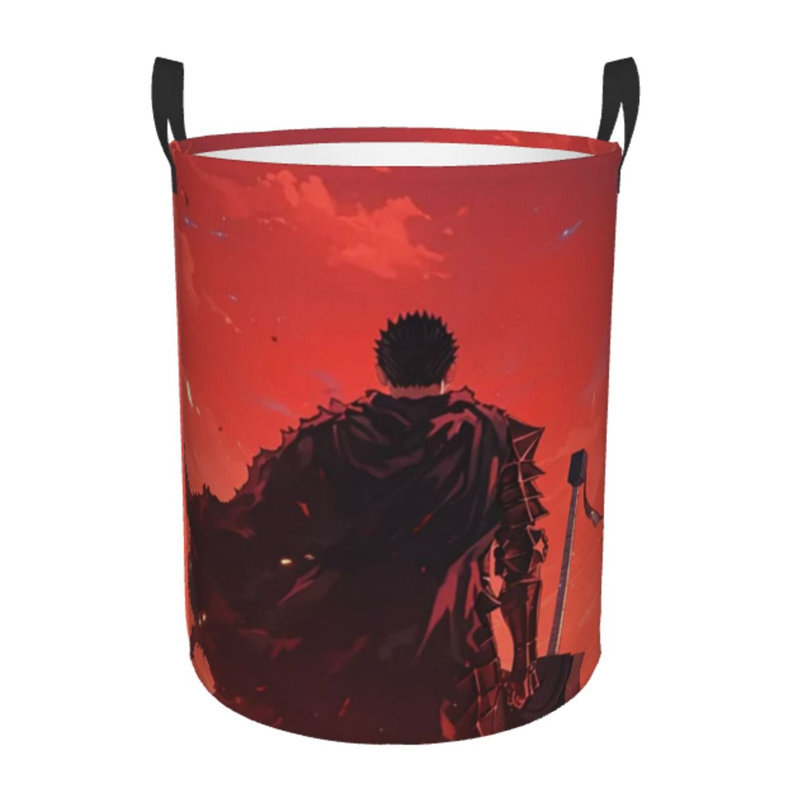 Berserk Circular Hamper With Handle Storage Basket Circular Storage Bin ...