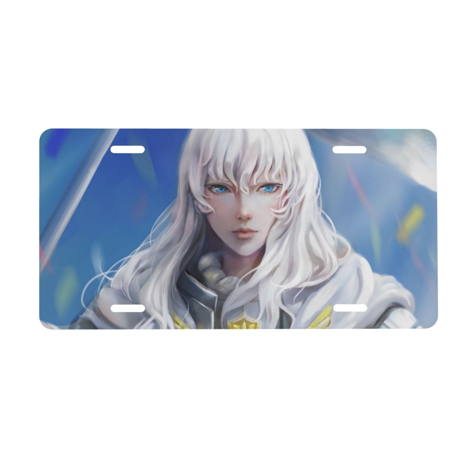 Berserk Griffith License Plate, Car Front License Plates With 4 Holes ...