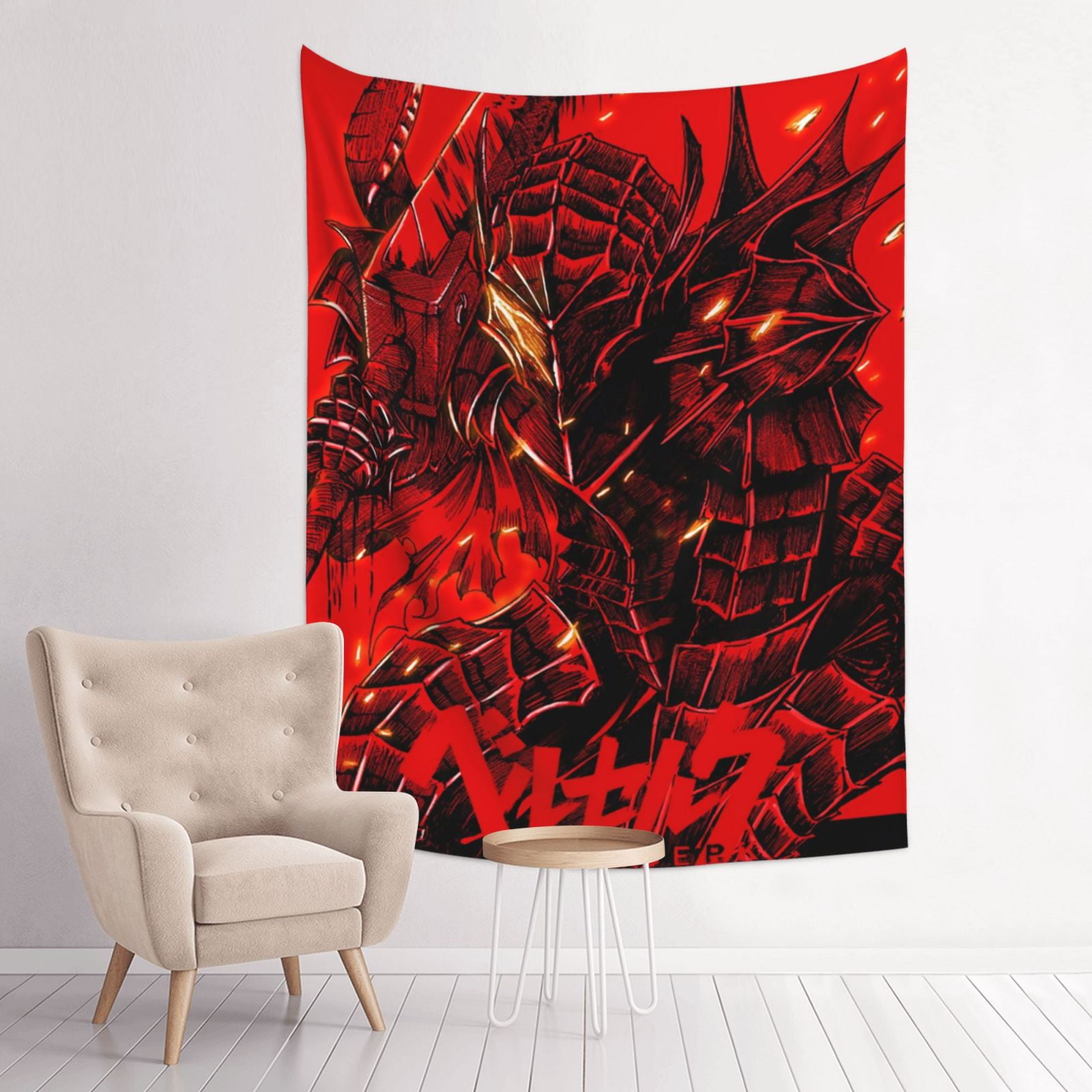 Berserk Guts Anime 3d Pattern Tapestry Indian Dorm Decor For Living ...