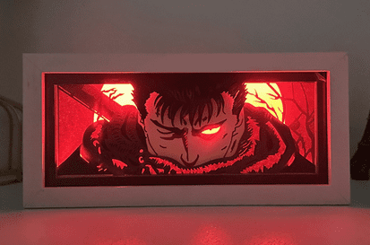 Berserk Guts Anime Berserk Lamp Guts Figure Lamp| Berserk Anime Color ...