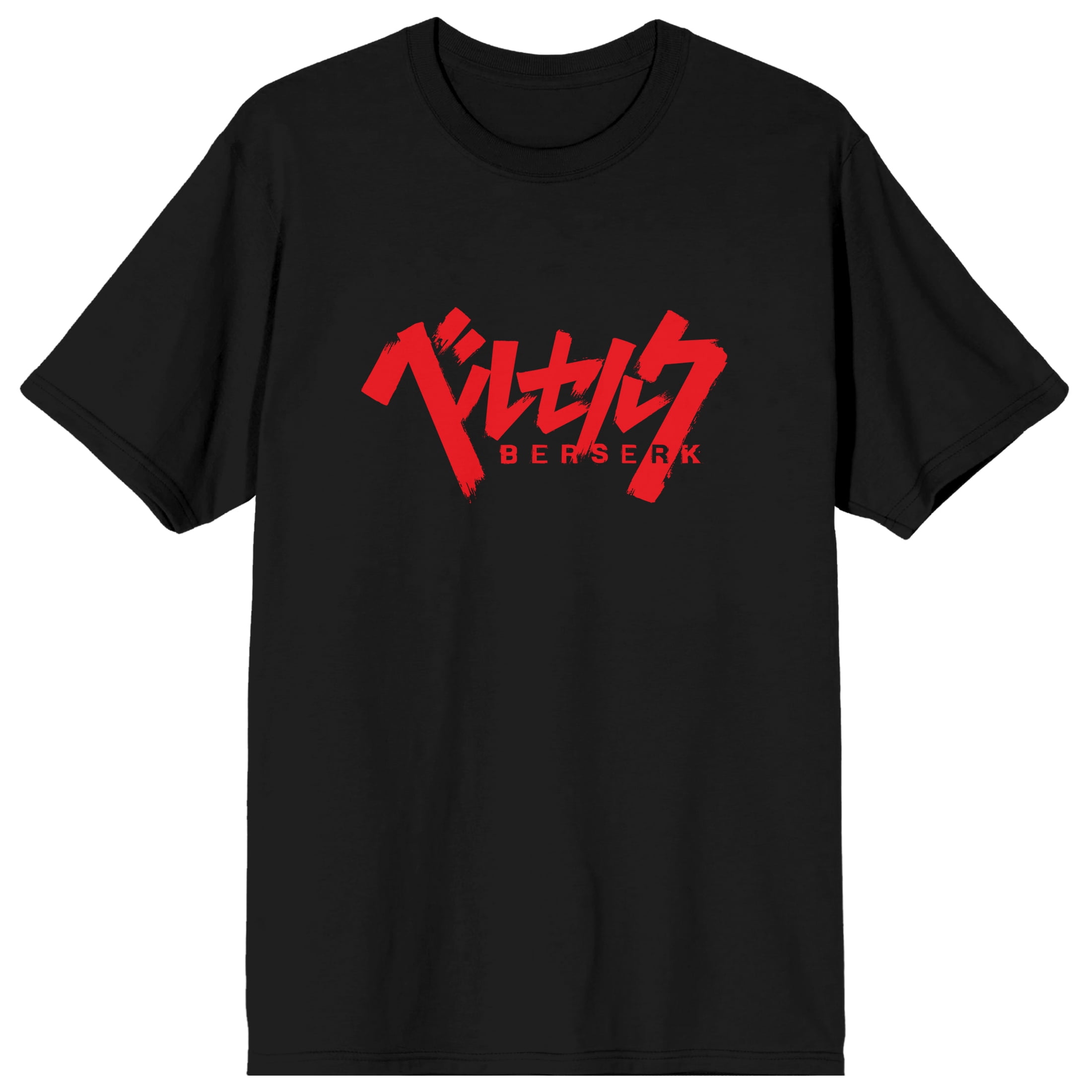 Berserk Guts Blood Crew Neck Short Sleeve Men's Black T-shirt-Large ...
