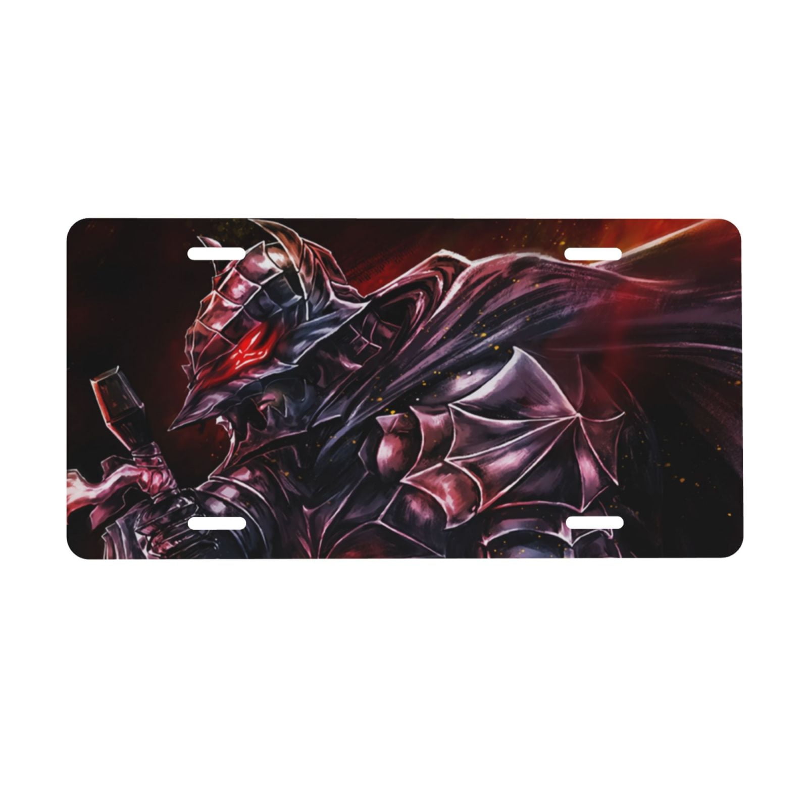 Berserk Guts License Plate, Car Front License Plates With 4 Holes ...
