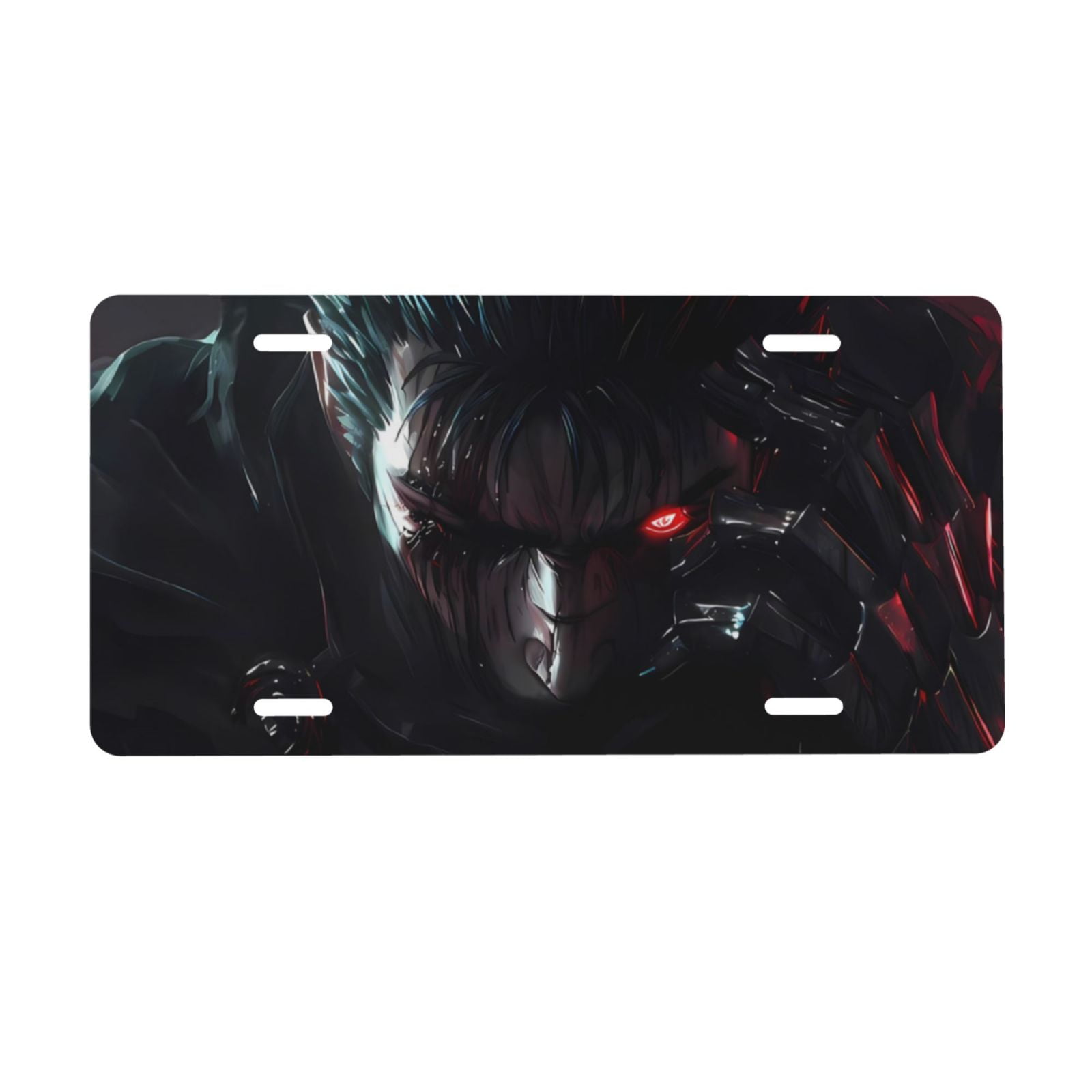 Berserk Guts License Plate, Car Front License Plates With 4 Holes ...