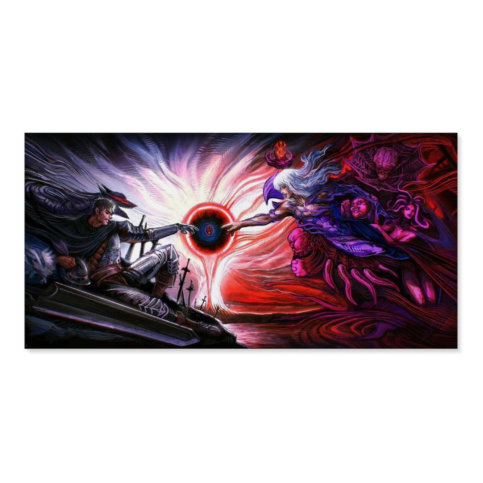 Berserk Guts Poster Canvas Painting Creativity Poster for Living Room ...