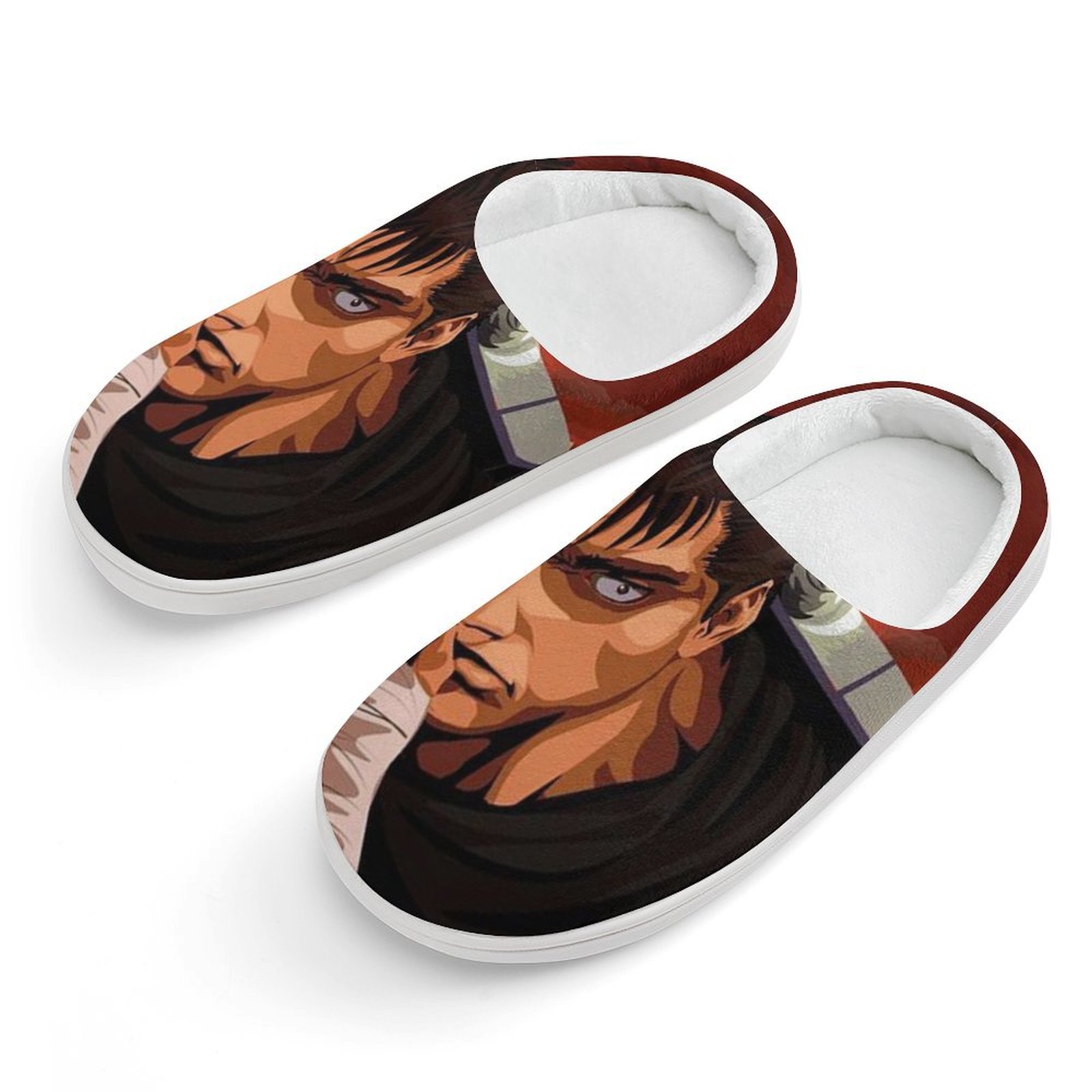 Berserk Kid's Cotton Slippers Winter Warm Soft Plush Slippers with ...