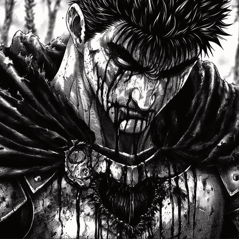 Berserk Official Guts Kenfu-Denbu Branded Warrior, Berserk Guts, 6.3 ...