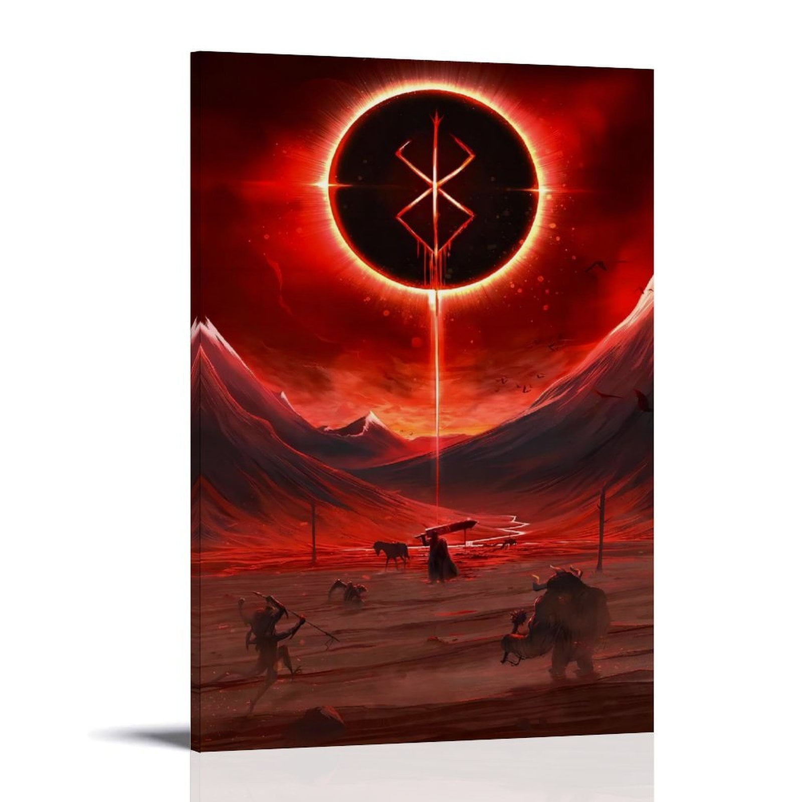 Berserk Painting Vintage Poster Picture Print Wall Art Poster Painting ...