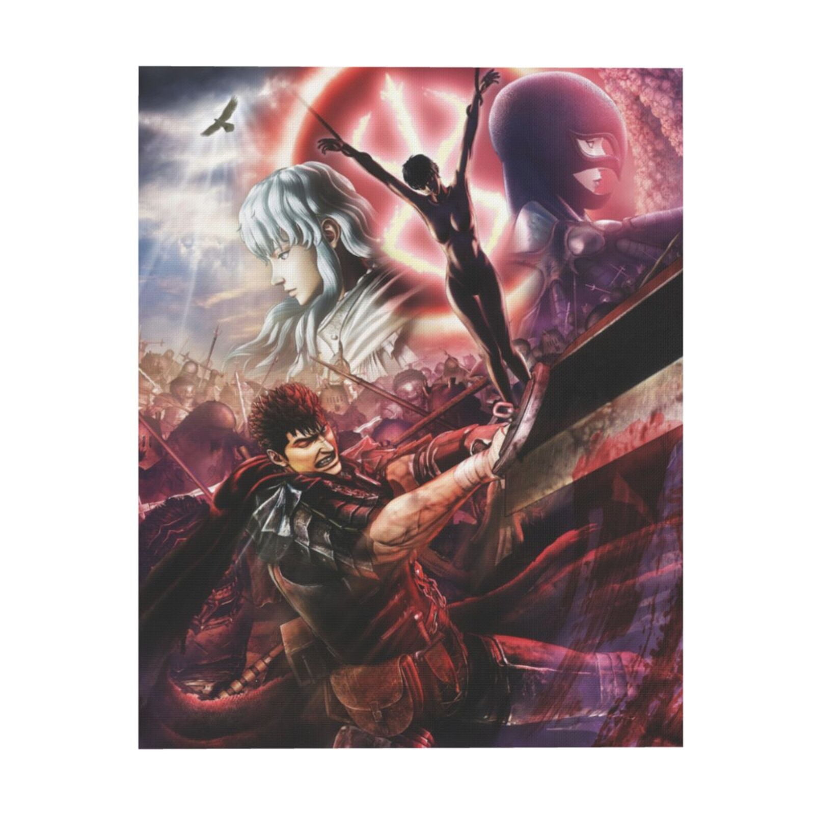 Berserk Posters, Anime Frameless Wall Poster, Japan Anime Home Decor ...