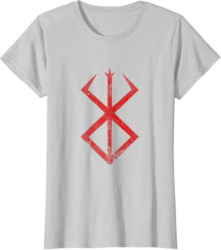 Berserk Rune Warrior Norse mythology symbol Cursed Berserker T-Shirt ...