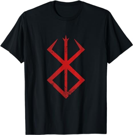 Berserk Rune Warrior Norse mythology symbol Cursed Berserker T-Shirt ...