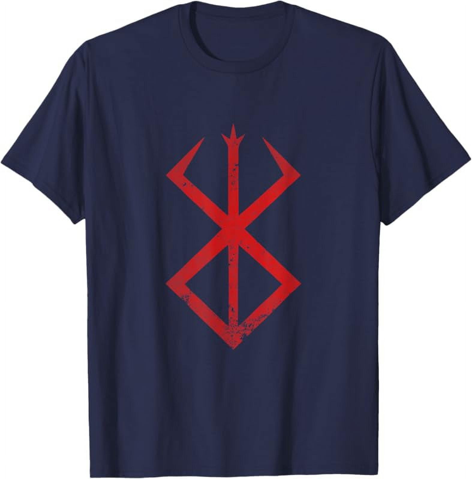 Berserk Rune Warrior Norse mythology symbol Cursed Berserker T-Shirt ...