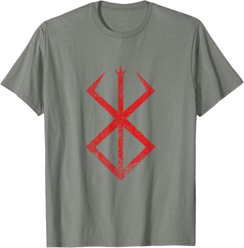 Berserk Rune Warrior Norse mythology symbol Cursed Berserker T-Shirt ...