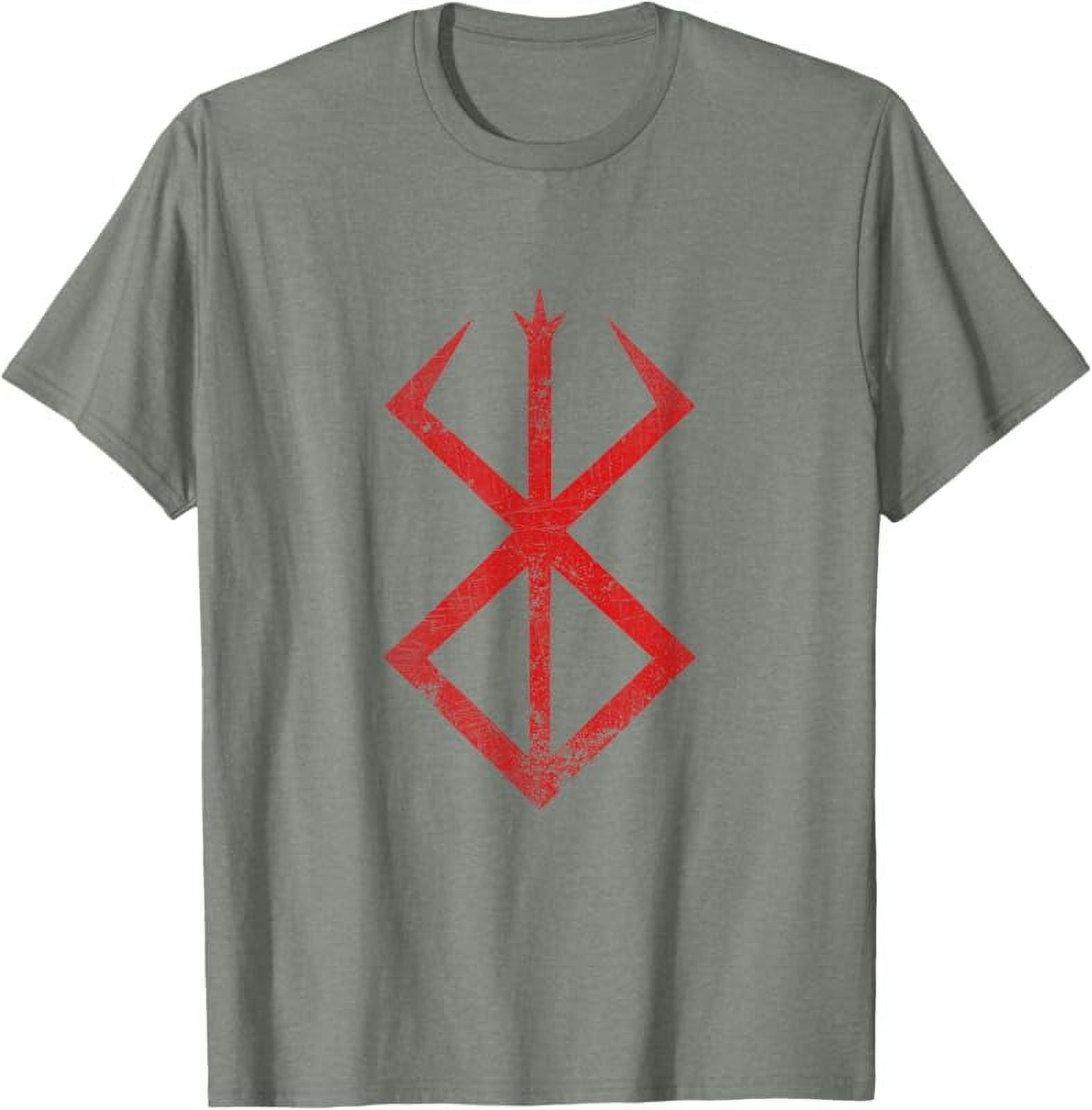 Berserk Rune Warrior Norse mythology symbol Cursed Berserker T-Shirt ...