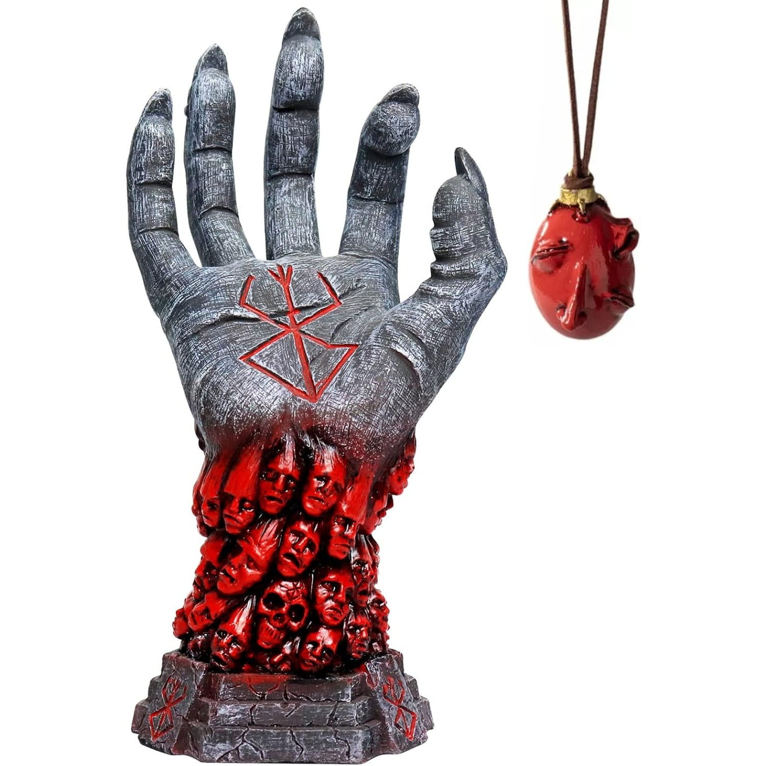 Berserk Statue Berserk Hand of God Berserk Devil Right Hand Skull Rune ...