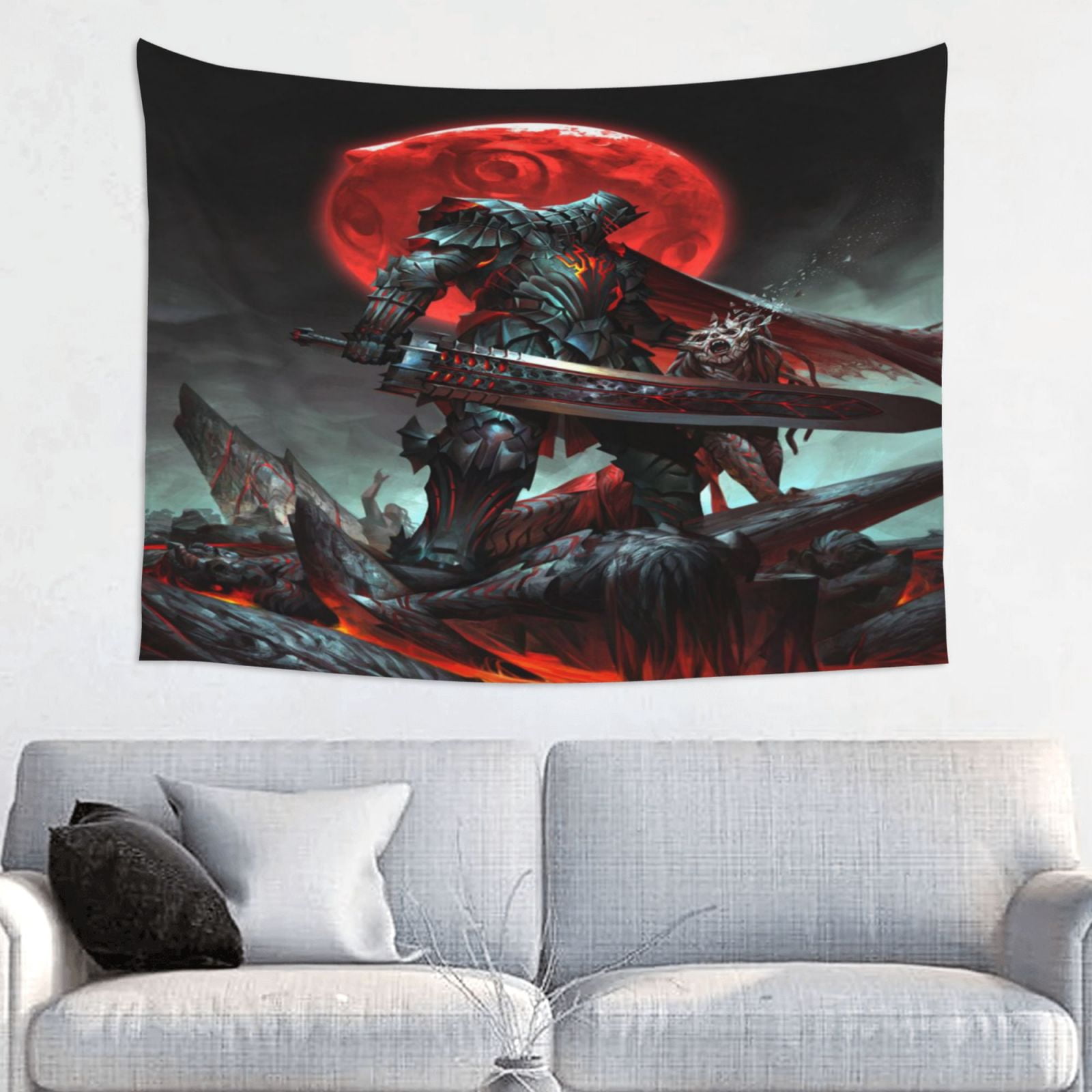 Berserk Tapestry Anime Poster Large Background Wall Art Bedroom Wall ...
