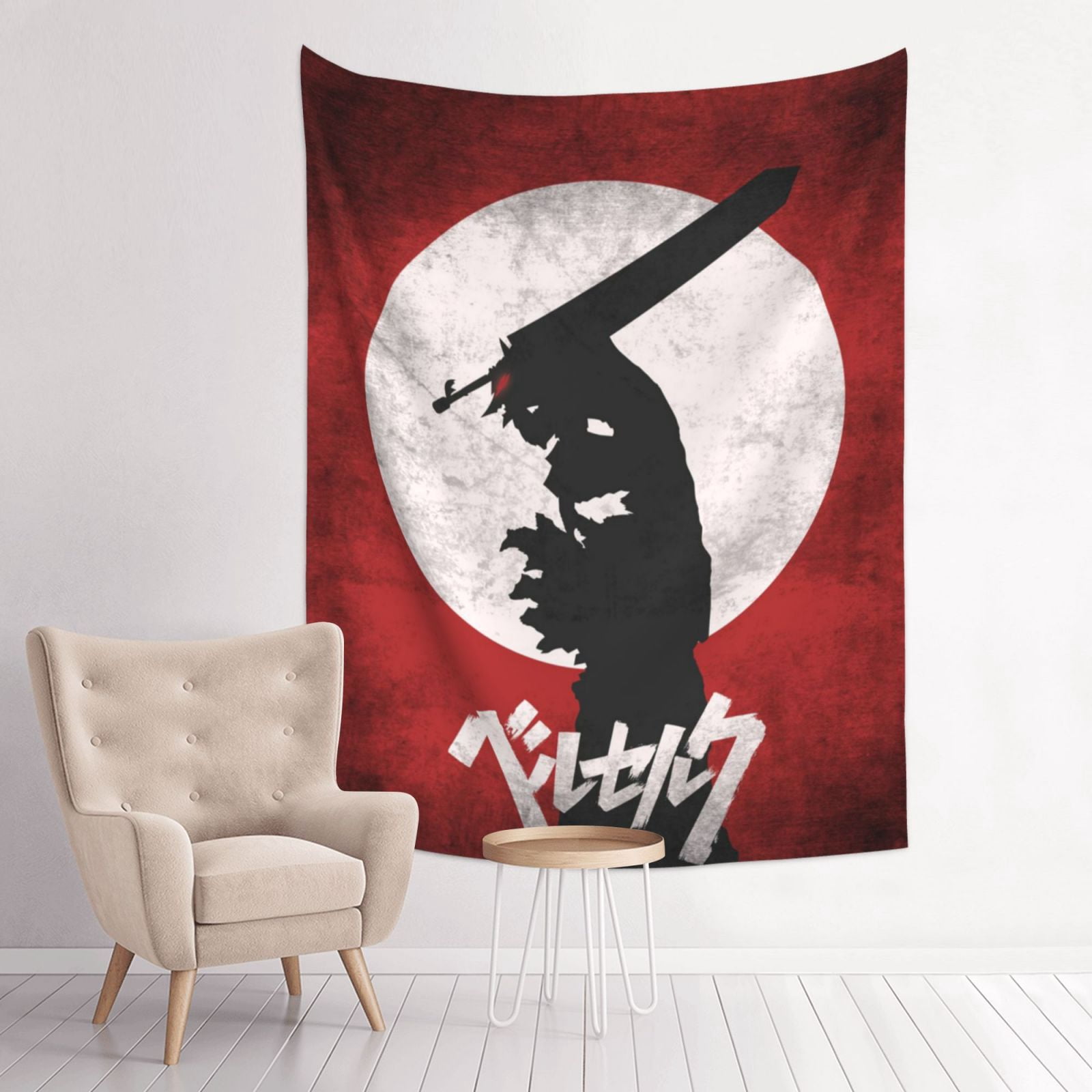 Berserk Tapestry Anime Poster Large Background Wall Art Bedroom Wall ...
