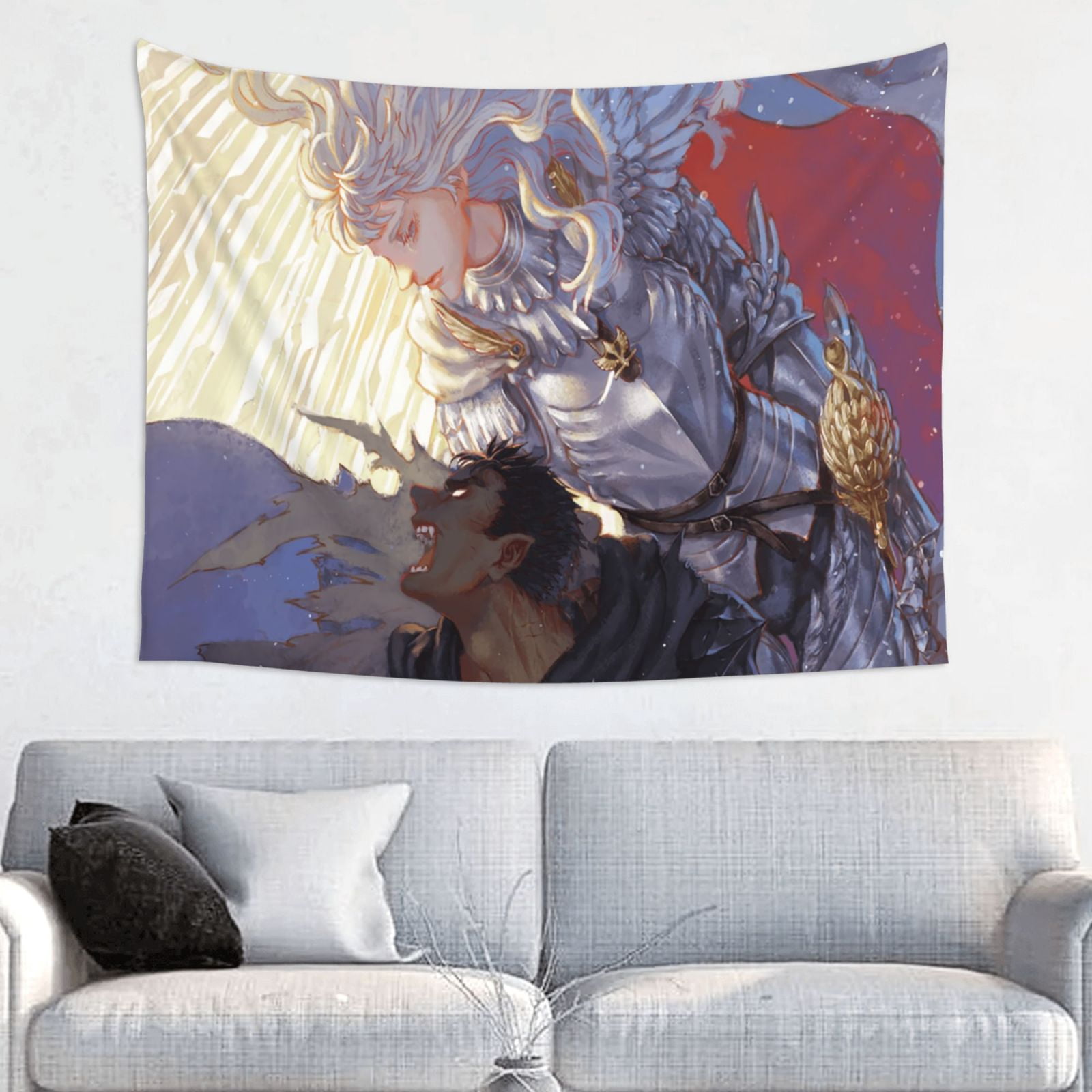Berserk Tapestry Anime Poster Large Background Wall Art Bedroom Wall ...