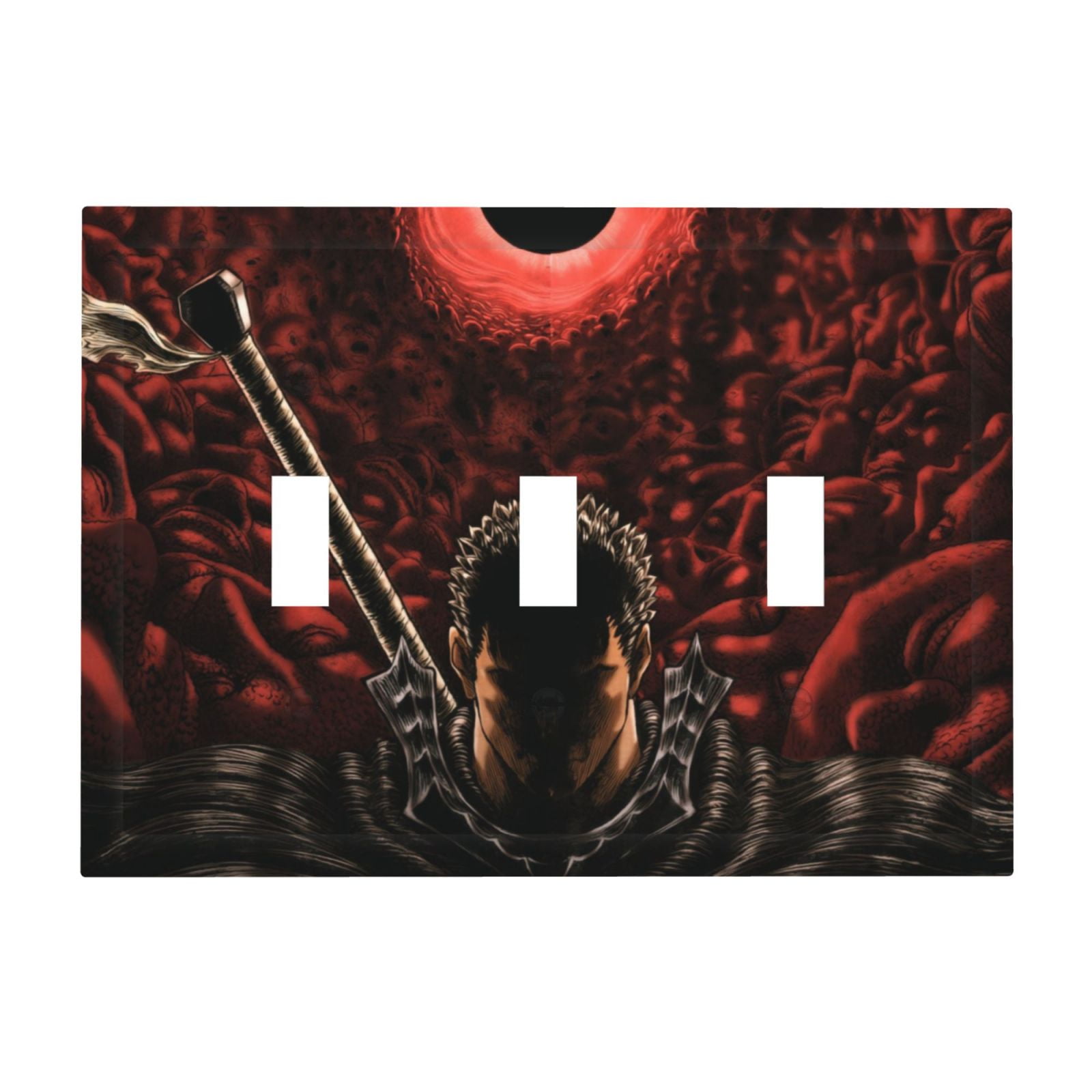 Berserk Wall Plate Cover 3 Gang Toggle Decorative Light Switch Cover ...