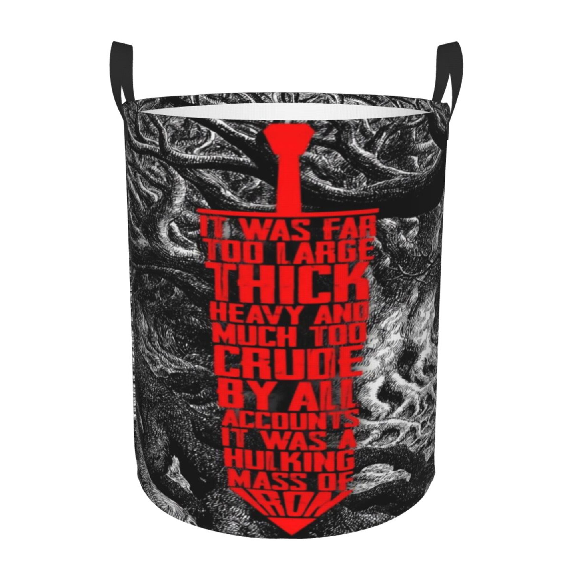 Berserk anime Storage Basket Circular Hamper with Handle Foldable ...