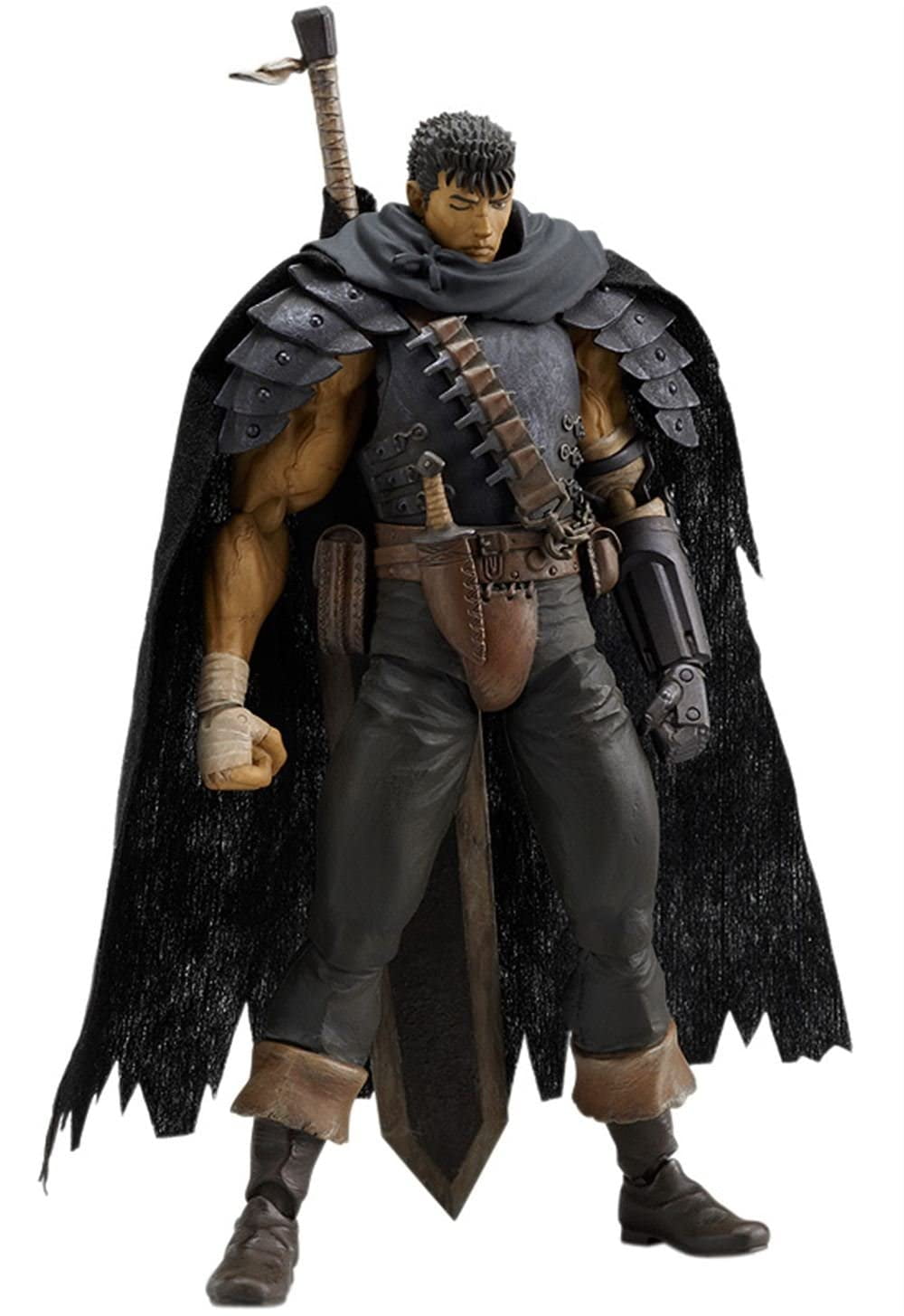 Berserk figma: Guts Black Swordsman Version Action Figure Action ...