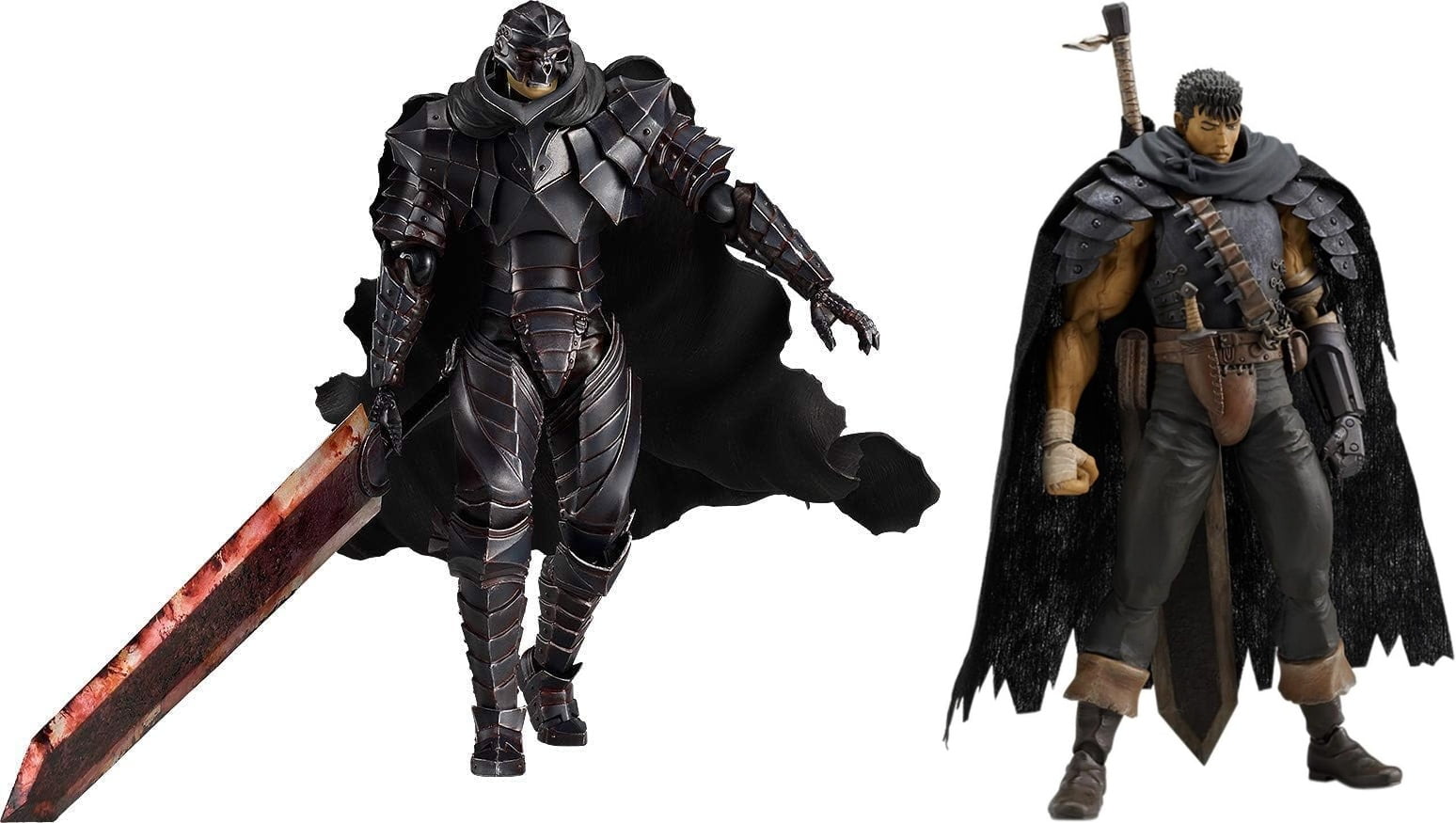 Berserk figma: Guts Black Swordsman Version Action Figure Models Toy ...