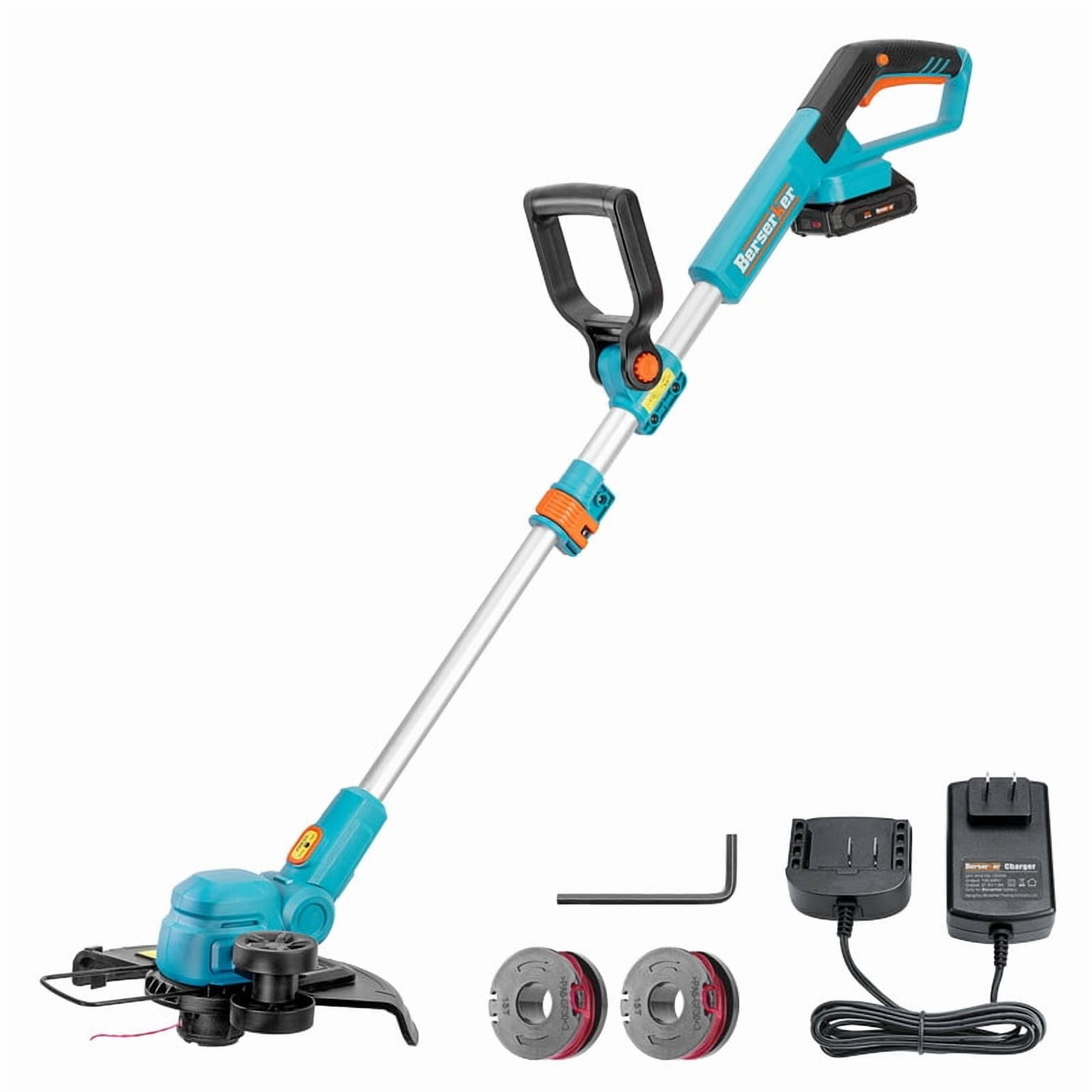Berserker 20V 12" Cordless String Trimmer - 2-in-1 Weed Wacker for Lawn ...