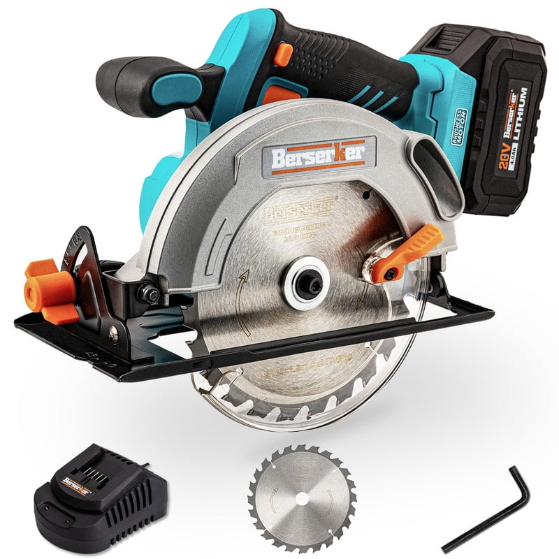 Berserker 20V Cordless 6-1/2" Brushless Power Circular Saw with ...